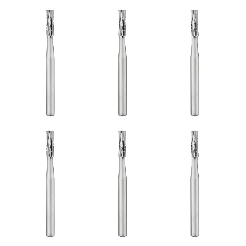 Plaquette De 6 Fraises Cylindriques col long - New Med Plus