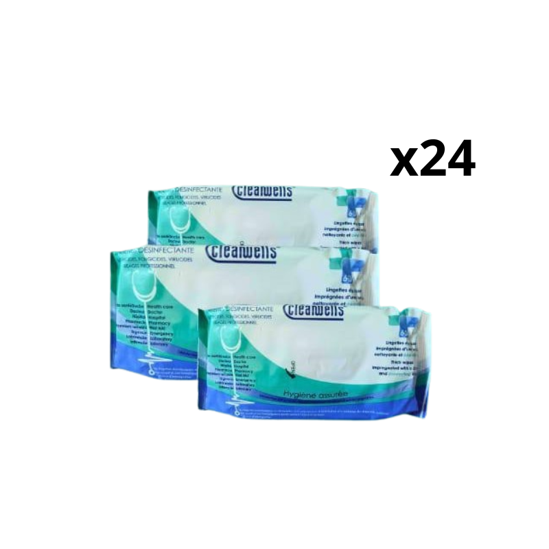 2 cartons Lingettes désinfectantes pour Surafce et instruments (24 ...